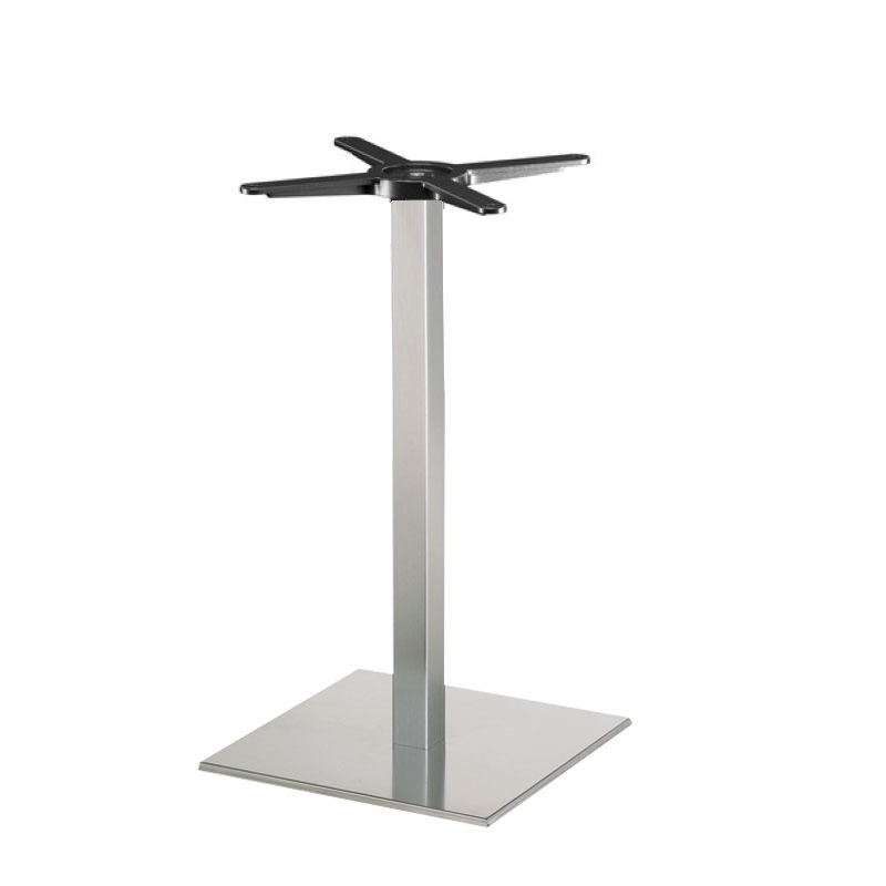 Inox 4402/AC Square Table Base, Stainless Steel | Andy Thornton
