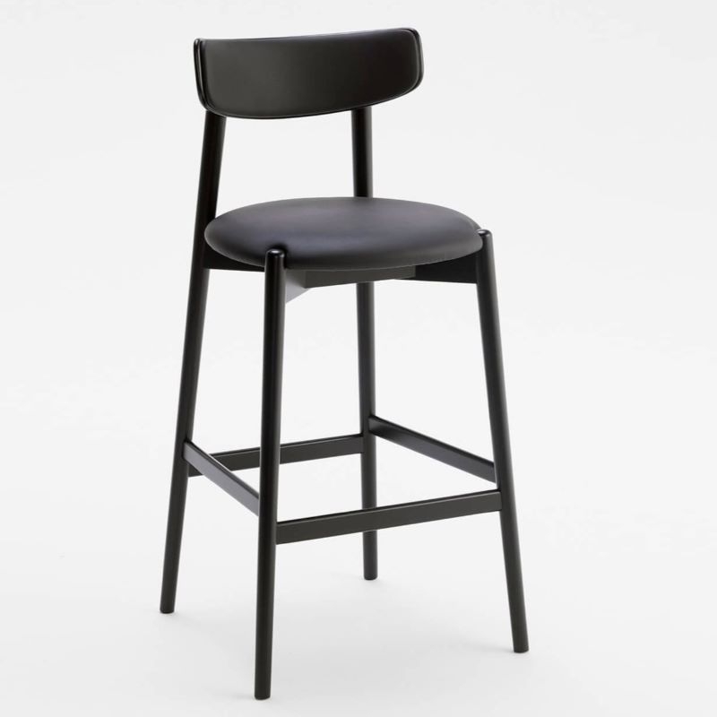 Fly Bar Stool, Upholstered Seat and Back | Andy Thornton