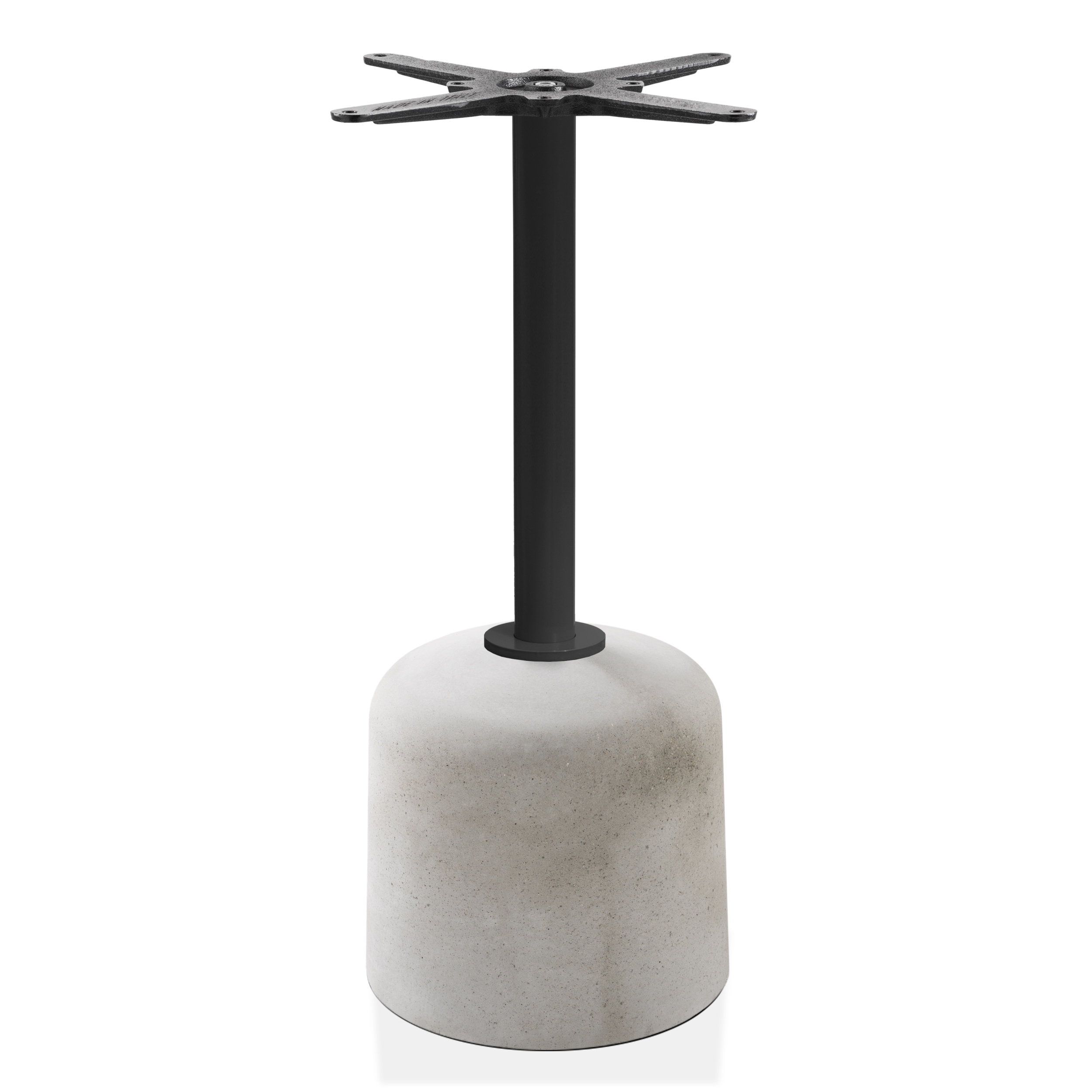 Botero Poseur Table Base, Black Pipe | Andy Thornton