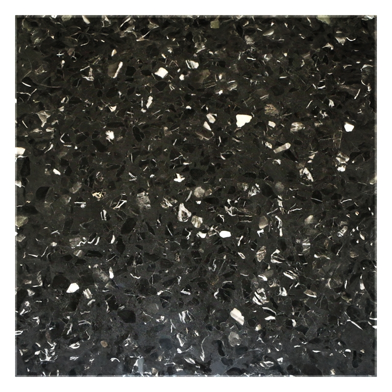 Terrazzo Black Composite Stone Table Top | Andy Thornton