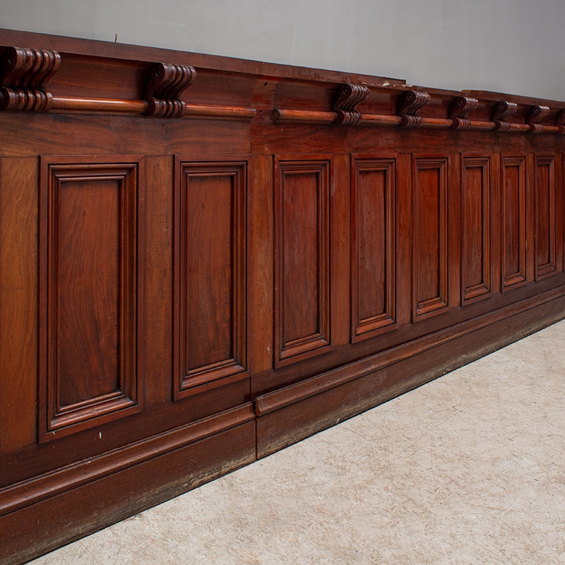 Mahogany Bank Counter Frontage | Andy Thornton