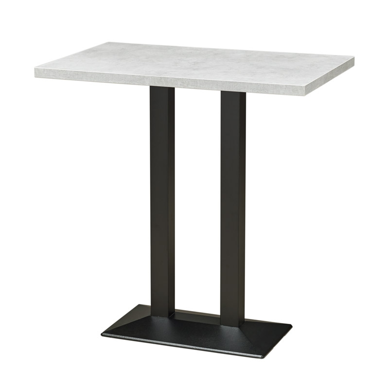 Quadra 4564 Rectangular Poseur Table Base, Cast Iron | Andy Thornton