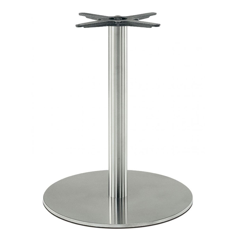 Inox 4431/AC Round Table Base, Stainless Steel | Andy Thornton