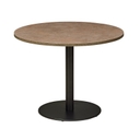 Inox 4430 Round Table Base, Black Cast Iron | Andy Thornton