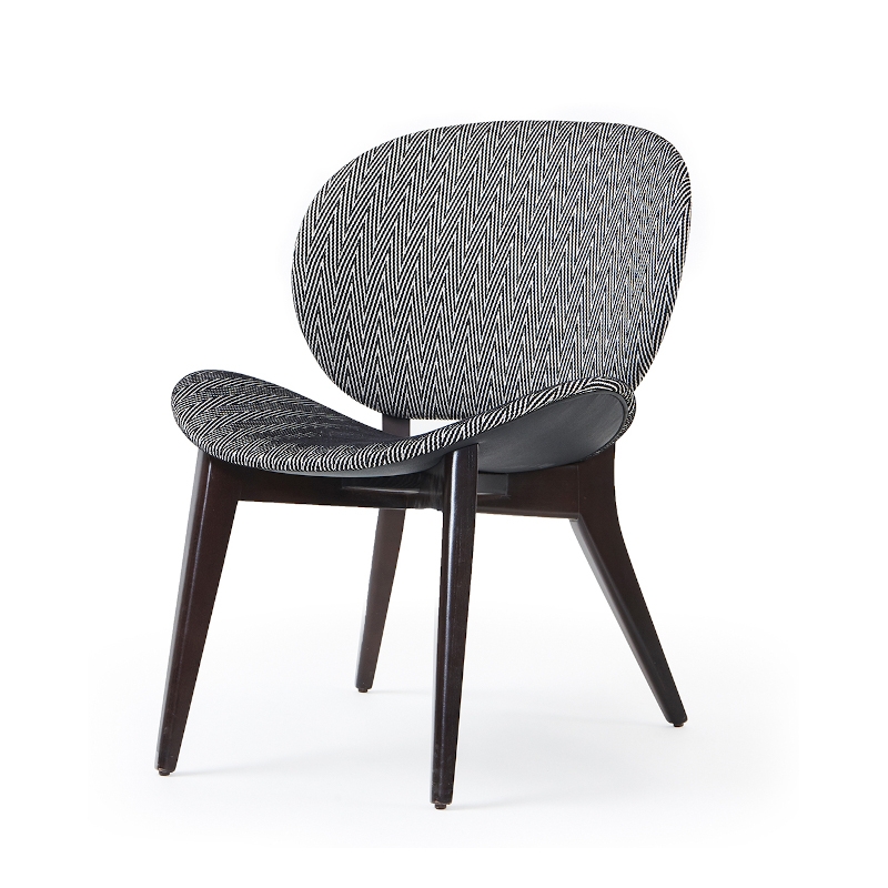 Curve Lounge Chair, Upholstered Seat and Back | Andy Thornton