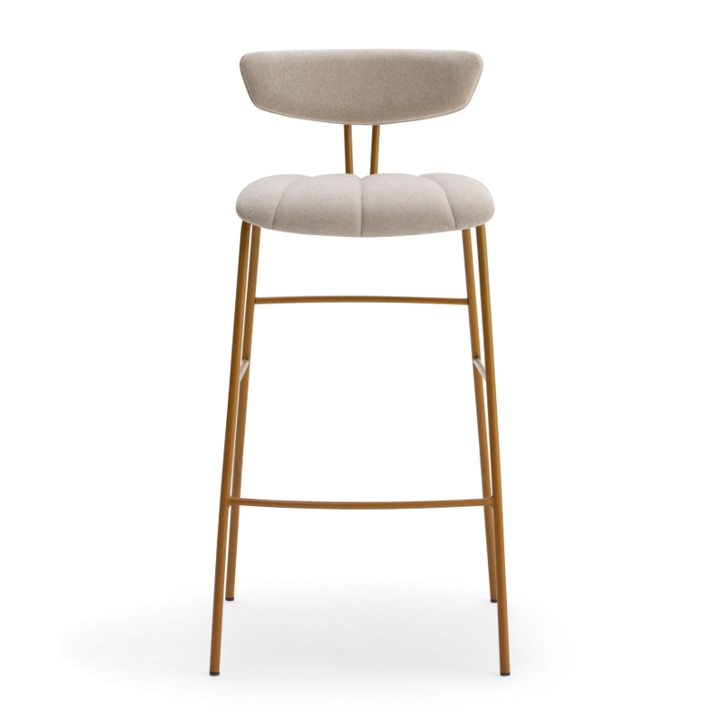Amy Bar Stool, Fully Upholstered | Andy Thornton