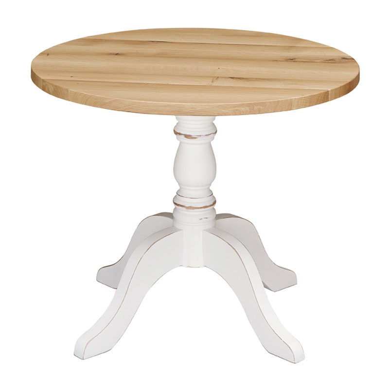 Classic Four Leg Pedestal Table Base In Solid Beech | Andy Thornton