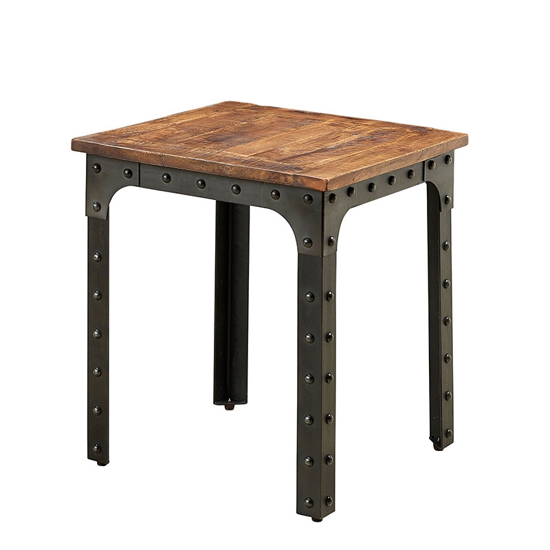 Industrial Rivet Table, 700 x 700 mm | Andy Thornton