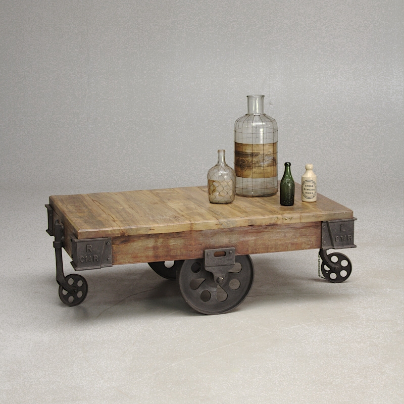 Teak Flatbed Trolley | Andy Thornton