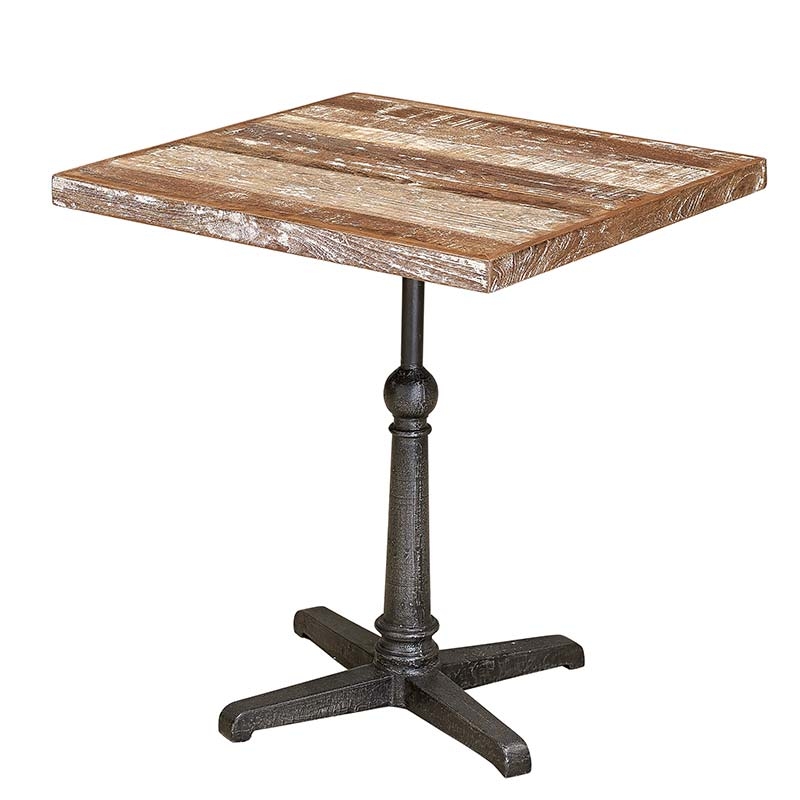 Patina Teak Four Leg Bistro Table | Andy Thornton