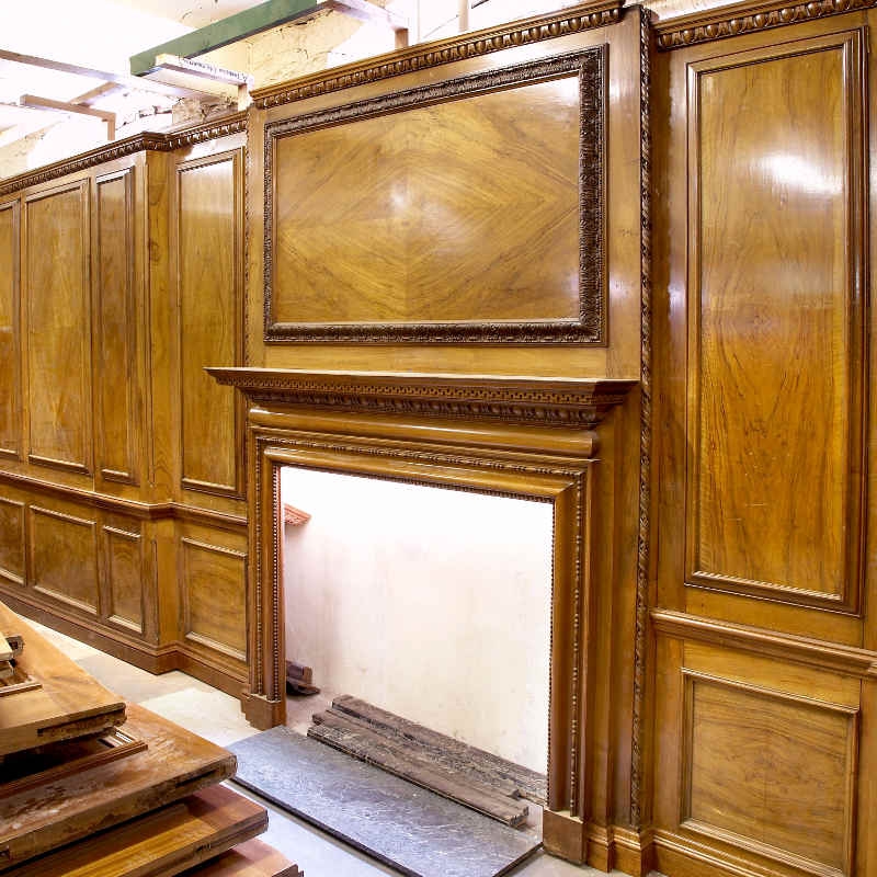 Antique walnut panelled room | Andy Thornton