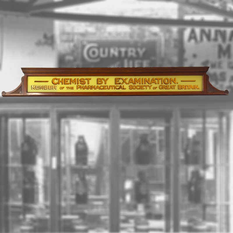 Pharmaceutical Glass Sign | Andy Thornton