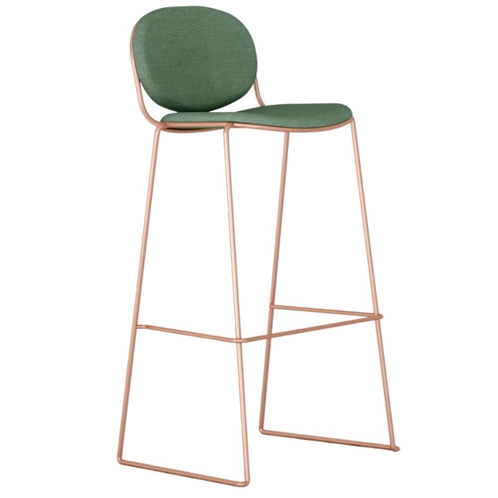 Papas Stackable Bar Stool, Sled Leg | Andy Thornton
