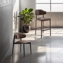 Marie Bar Stool, Fully Upholstered | Andy Thornton