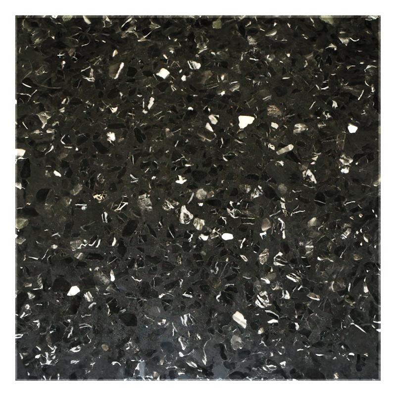 Terrazzo Black Composite Stone Table Top | Andy Thornton